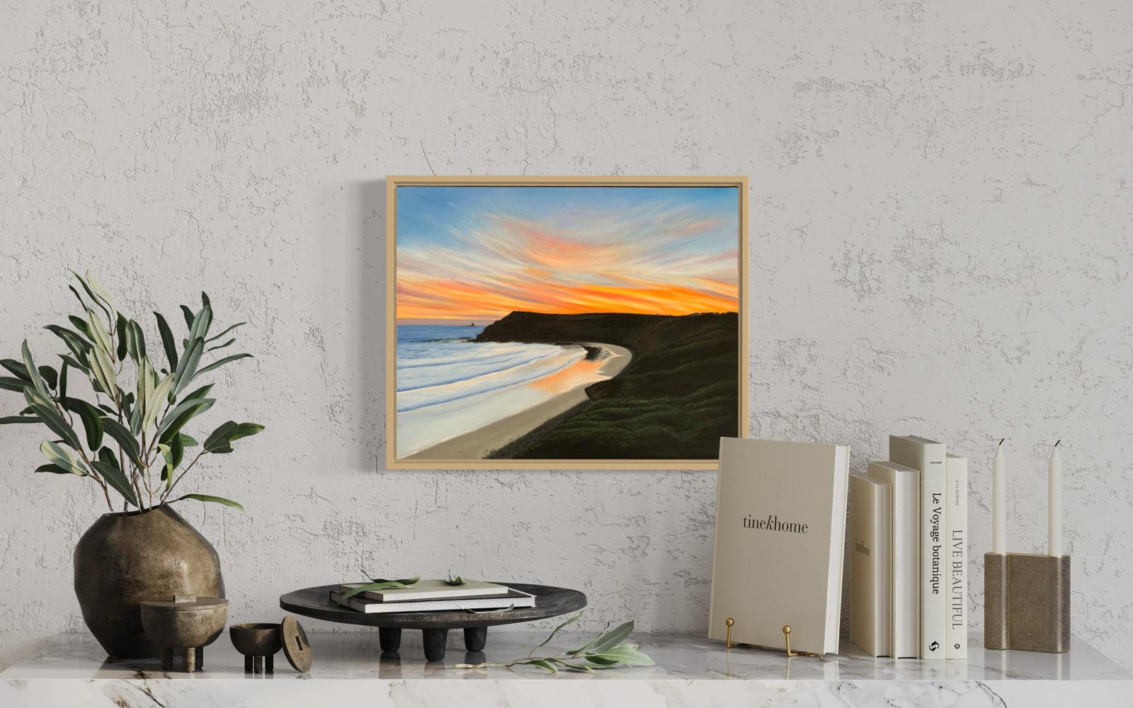 'YCW' Phillip Island, Original Oil painting – Sharntay Illustration